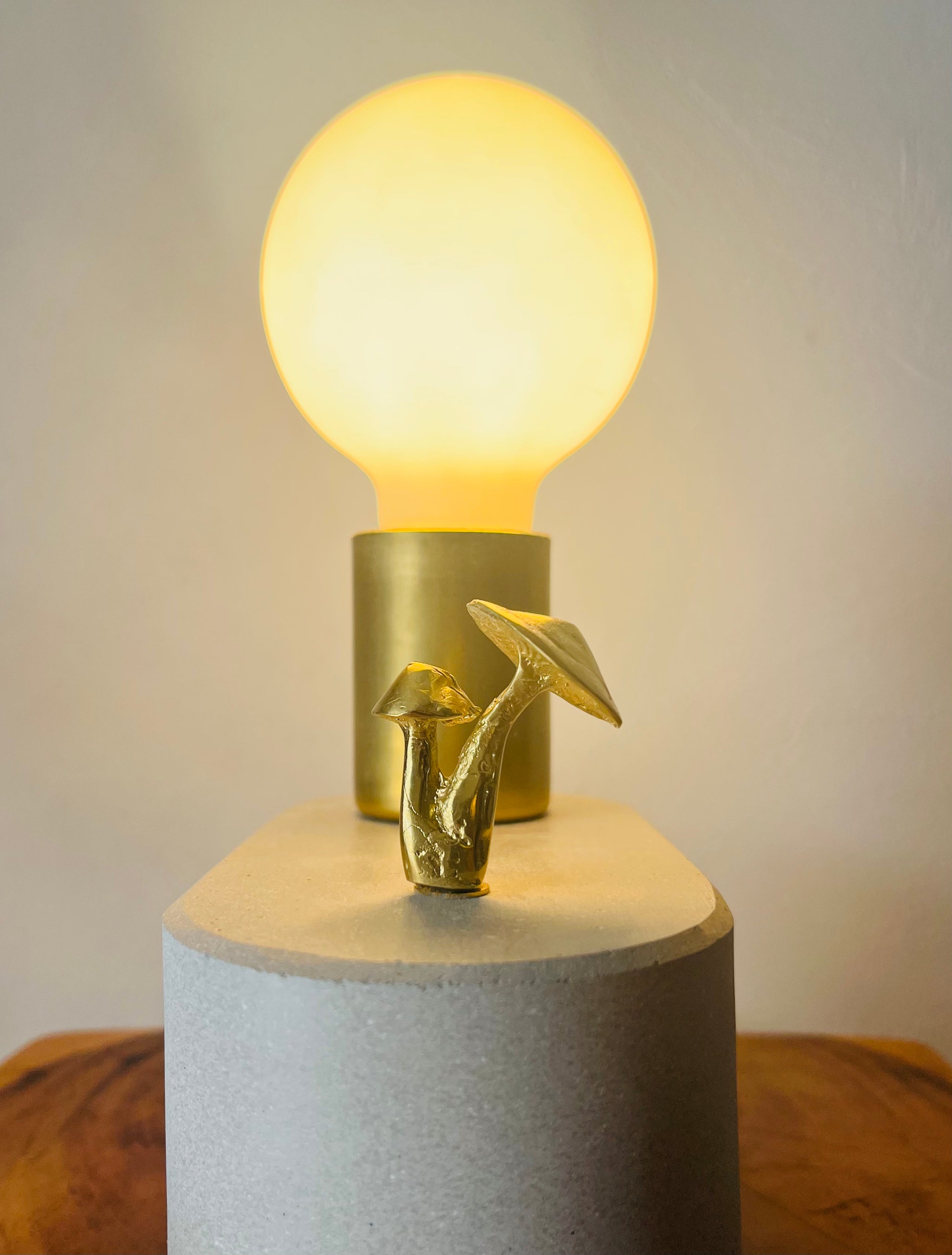 Mushroom Lamp / Touch-Controlled – Luke Hobbs Design